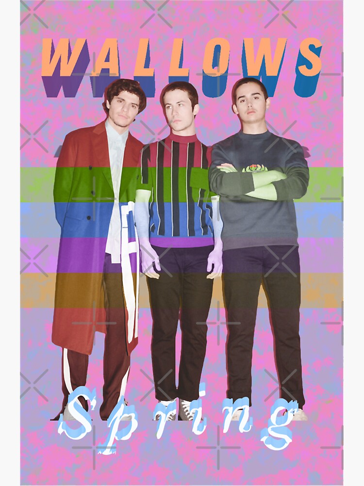 "Mens Best American Wallows Pop Band Rock Gifts For Movie Fans" Sticker ...