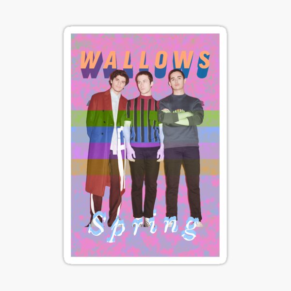 "Mens Best American Wallows Pop Band Rock Gifts For Movie Fans" Sticker ...