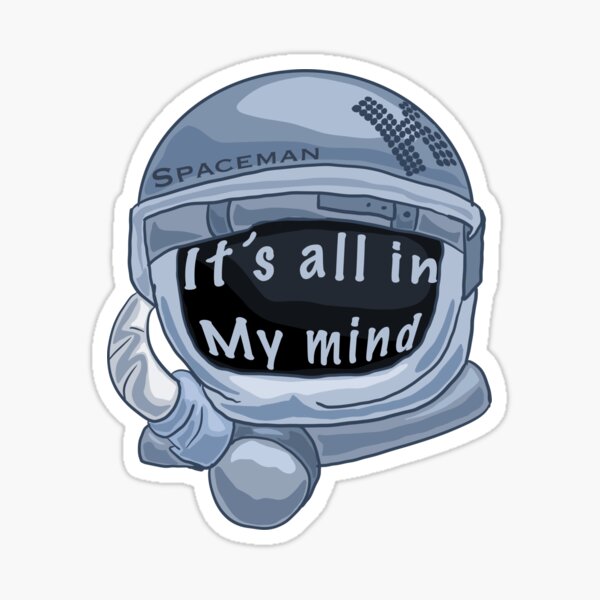 "Spaceman killers song, the killers song, spaceman " Sticker for Sale ...