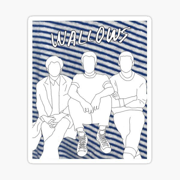 "People Call Me Band Alternative Wallows Rock Gifts Music Fans" Sticker ...