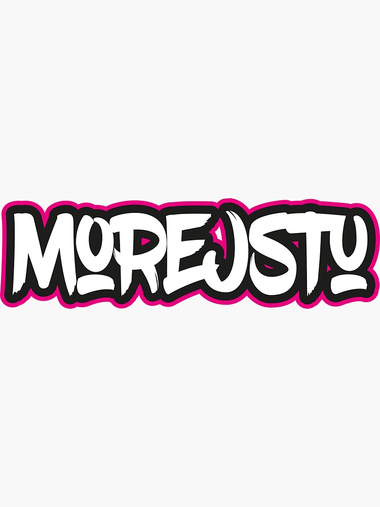 "More Jstu Merch Morejstu Logo" Sticker for Sale by ParotterShop ...
