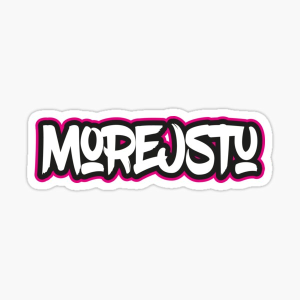 "More Jstu Merch Morejstu Logo" Sticker for Sale by ParotterShop ...