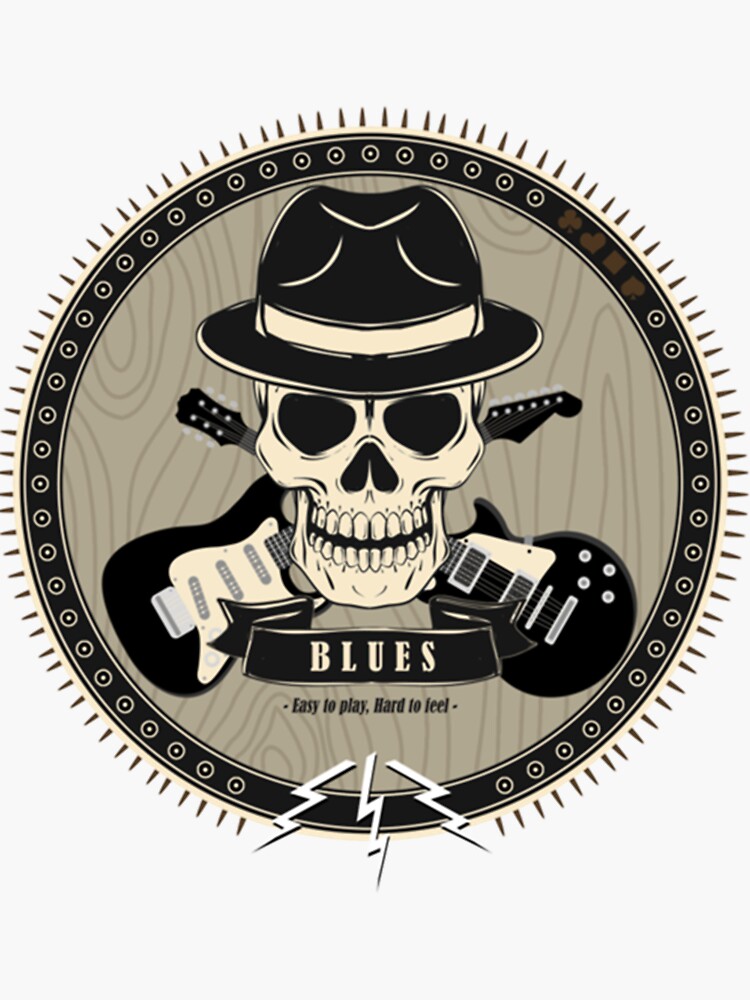 "Vintage Muddy Waters Blues Icon Tribute" Sticker for Sale by IslOwen ...