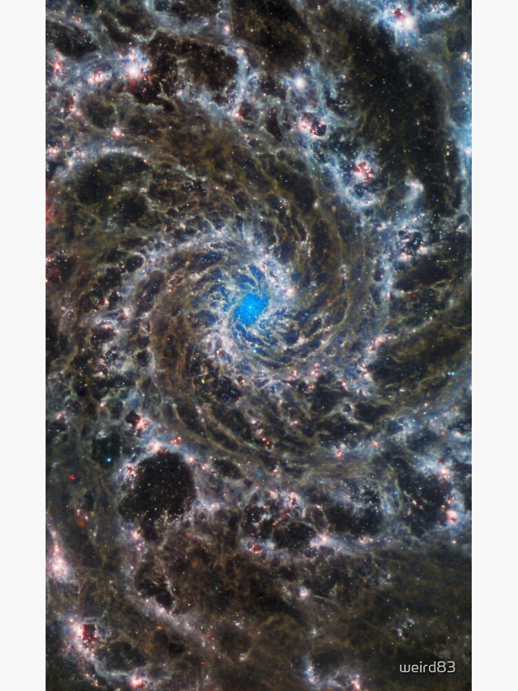 " Phantom galaxy Webb spiral james telescope Hubble deep space picture ...
