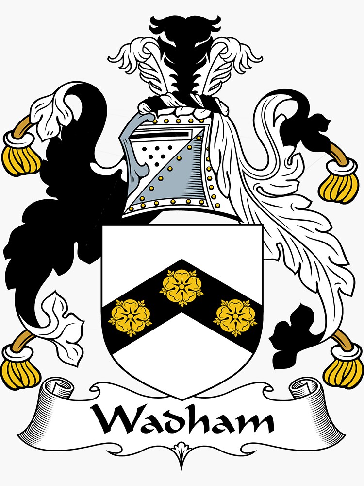 "Wadham " Sticker by HaroldHeraldry | Redbubble