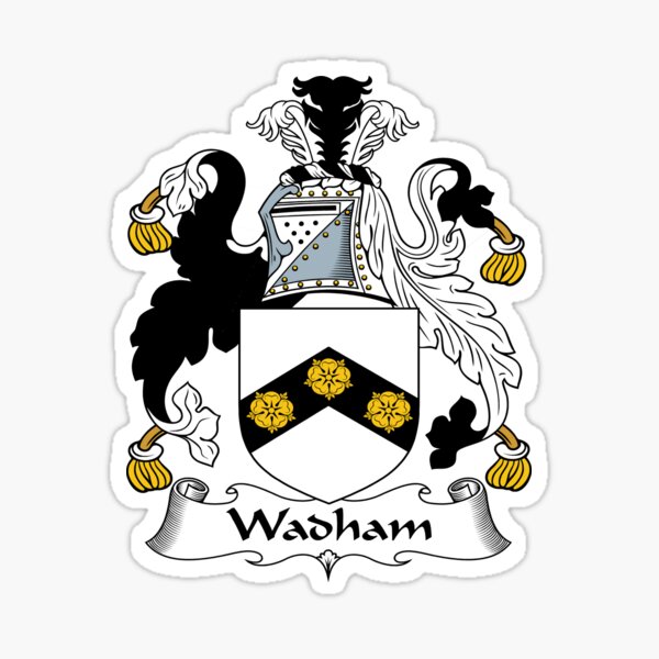 "Wadham " Sticker by HaroldHeraldry | Redbubble