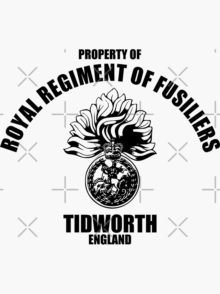 "Royal Regiment of Fusiliers" Sticker for Sale by StrongVlad | Redbubble