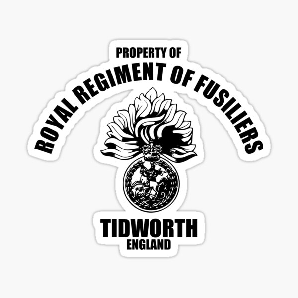 "Royal Regiment of Fusiliers" Sticker for Sale by StrongVlad | Redbubble