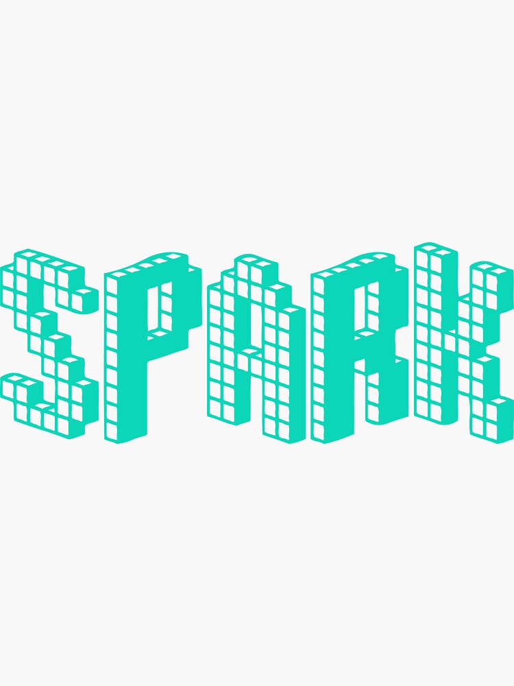 "SPARK" Sticker for Sale by E1Profesor | Redbubble