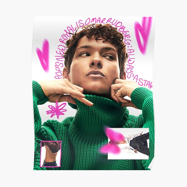 "pink & omar rudberg" Poster for Sale by tmrwlaura | Redbubble