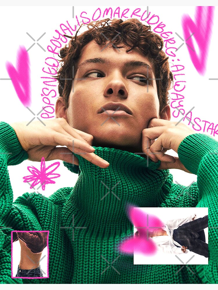 "pink & omar rudberg" Sticker for Sale by tmrwlaura | Redbubble