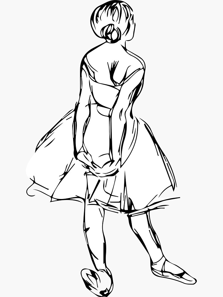 "Little dancer" Sticker for Sale by juliakwright | Redbubble