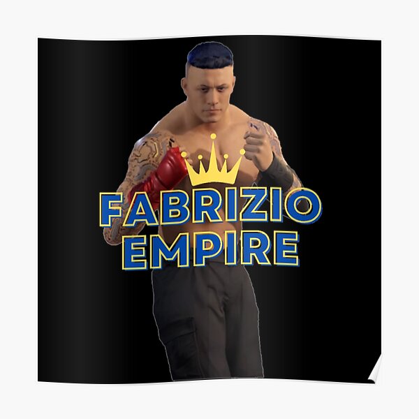 "Subscriber Wrestling League Merch - "King" FABRIZIO EMPIRE" Poster for ...