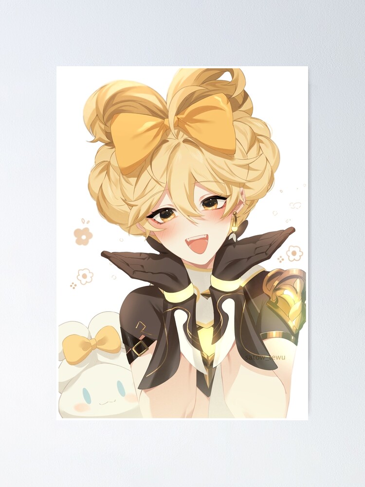 "Aether Genshin Impact" Poster for Sale by zafirosatoshi | Redbubble