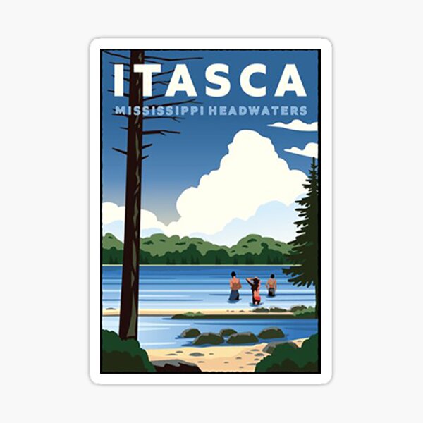 "itasca" Sticker for Sale by LukeNolan668 | Redbubble