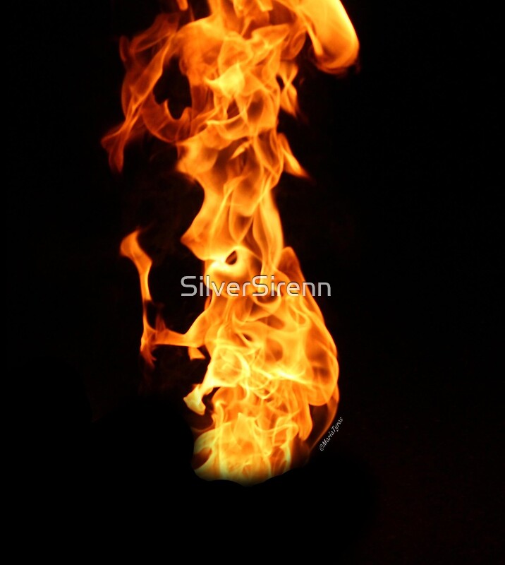 "Knight in Flaming Armor" by SilverSirenn | Redbubble