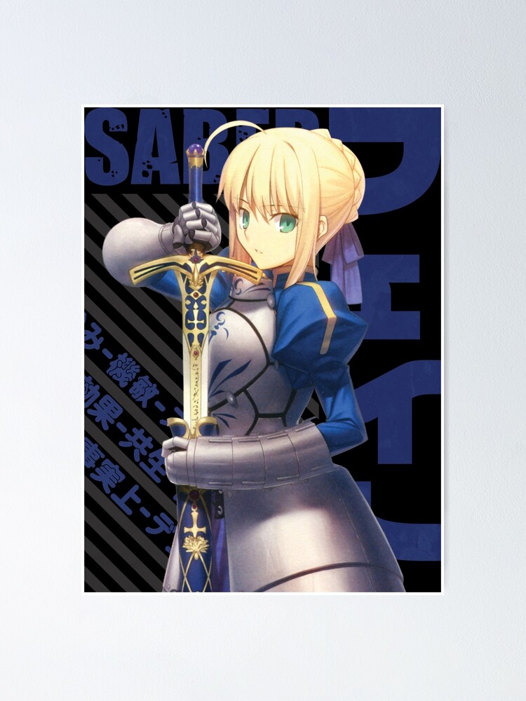 "Fate - Saber" Poster by Recup-Tout | Redbubble