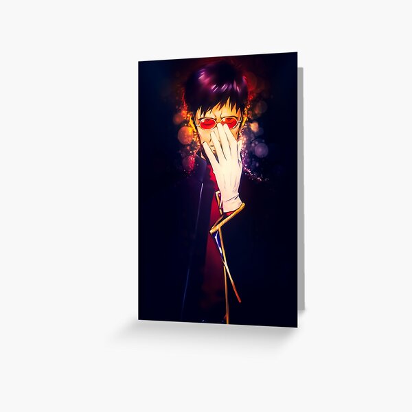 "Gendo Ikari Neon Genesis Evangelion Fanart" Greeting Card for Sale by ...