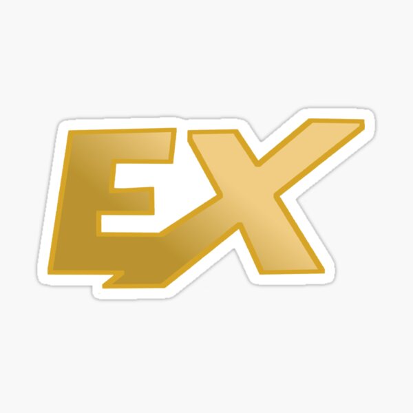 "An EX Card " Sticker for Sale by HigherFructose | Redbubble