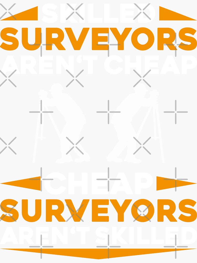 "Land Surveyor Surveying Geodesy Geodesist" Sticker for Sale by ...