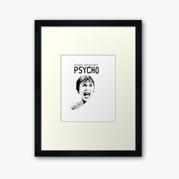 "Psycho - Alfred Hitchcock" Framed Art Print for Sale by burrotees ...
