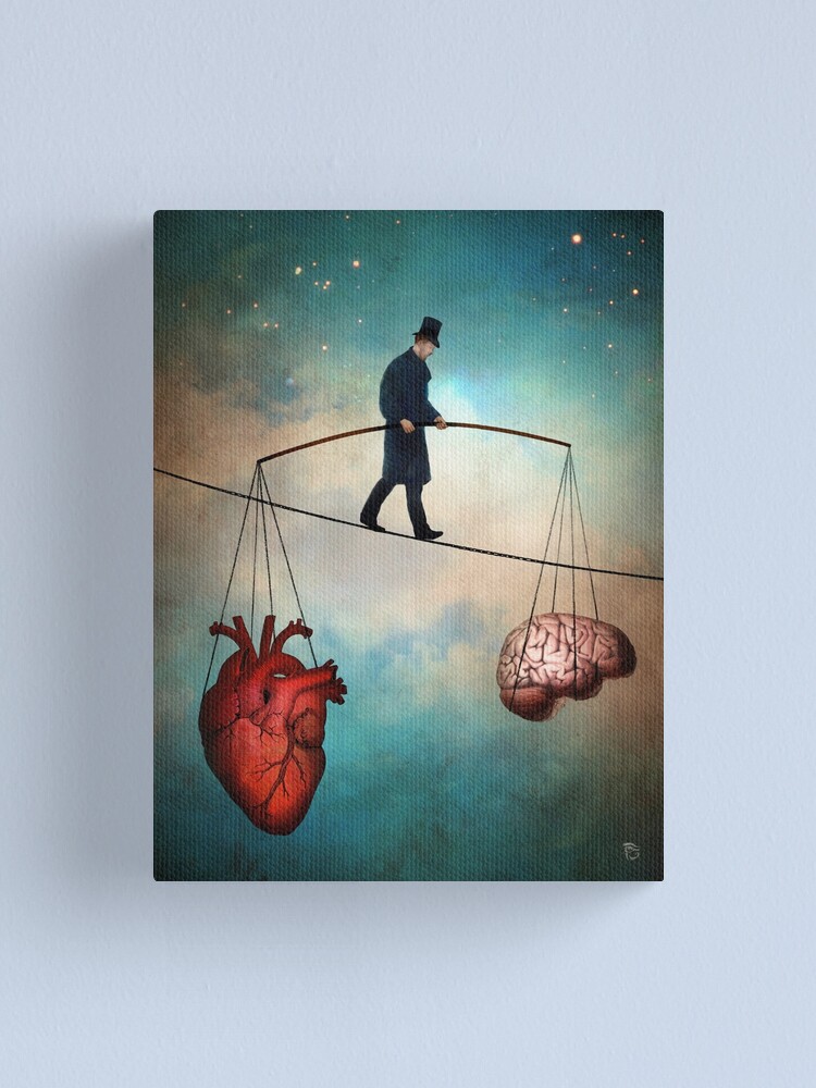 "The Balance " Canvas Print by ChristianSchloe | Redbubble