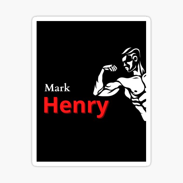 "Mark Henry" Sticker for Sale by chaitanyasawai | Redbubble