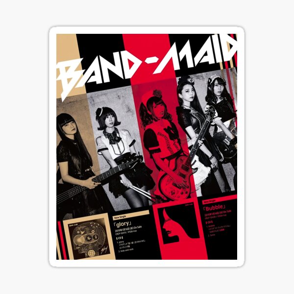 "Wrld Domination Tour - Band Maid" Sticker for Sale by BarryHelgh ...