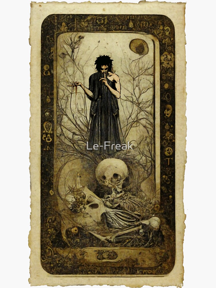 "The Sandman an endless dream 2" Sticker for Sale by Le-Freak | Redbubble