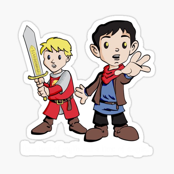 "Beautiful Model Bbc Arthur Merlin Gift Movie Fans" Sticker for Sale by ...