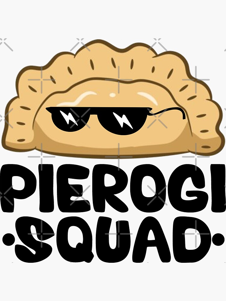 "Cute Pierogi Squad Polish Pride Perogi Pierogies" Sticker for Sale by ...