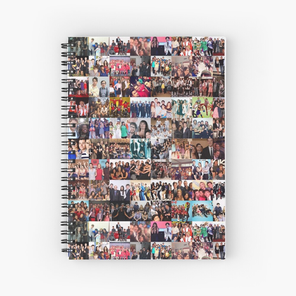 "Glee Cast Collage - Many Items Available" Spiral Notebook by ...