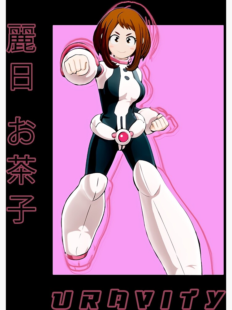 Poster « MHA Anime 0chaco Uraraka Uravity/meilleur design pour les fans ...