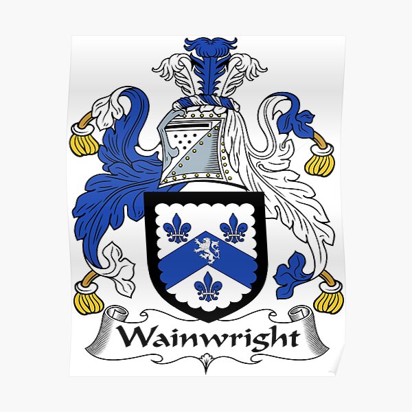 "Wainwright" Poster for Sale by HaroldHeraldry | Redbubble