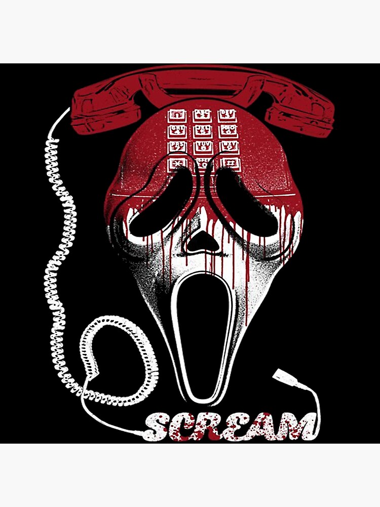 "Ghost Phone Face Scream" Poster for Sale by Nicjeem6300 | Redbubble