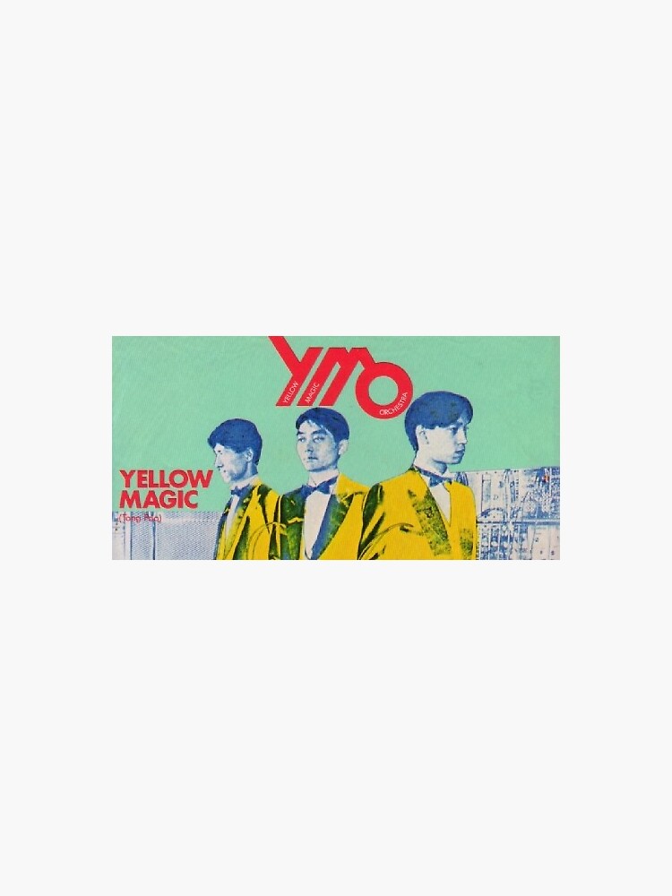"Yellow Magic Orchestra - YMO" Sticker for Sale by tyroneslothrop ...