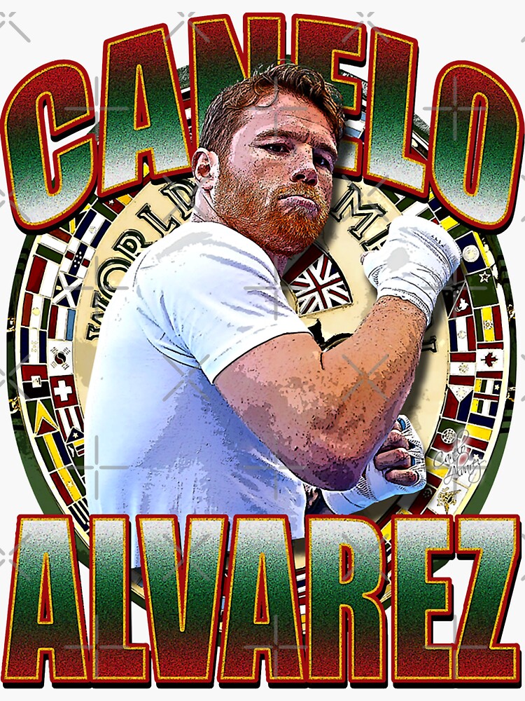 "Music Vintage Retro Boxing Canelo Alvarez Tribute D 1 Mask" Sticker ...