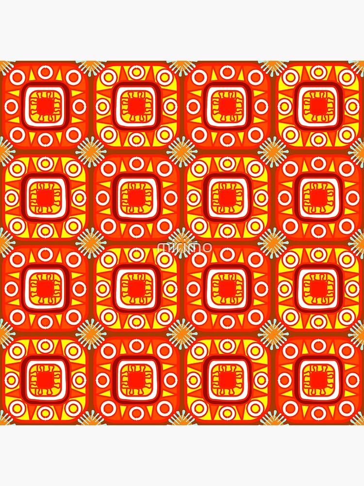 "Inka Tiles" Sticker for Sale by mirimo | Redbubble