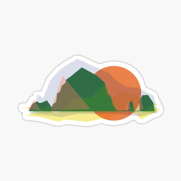 "Haystack Rock" Sticker for Sale by PocketNebula | Redbubble