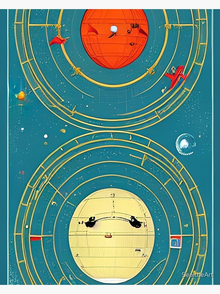 "Alien Map Of The Solar System." Poster for Sale by SeaittleArt | Redbubble