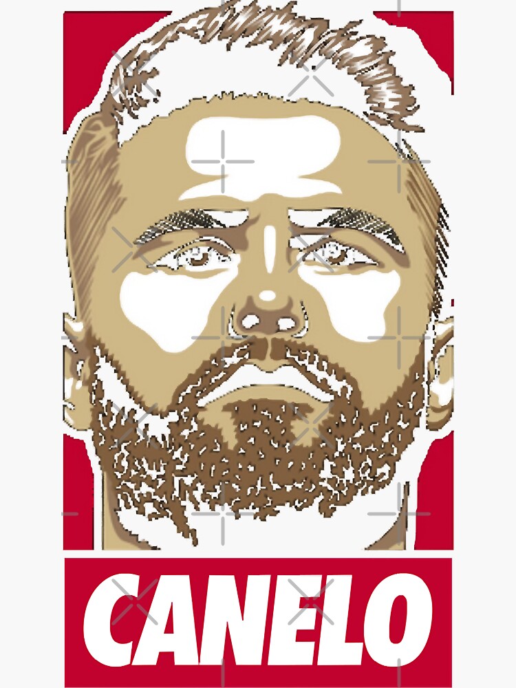 "White ggg Canelo Alvarez" Sticker for Sale by Christianchol66 | Redbubble