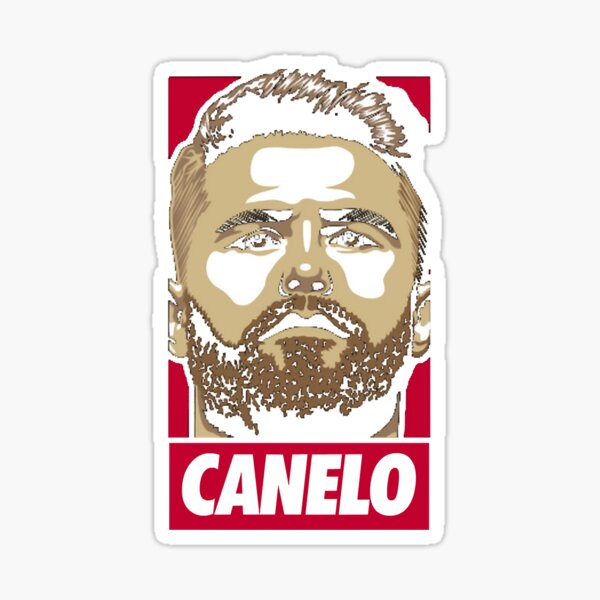 "White ggg Canelo Alvarez" Sticker for Sale by Christianchol66 | Redbubble