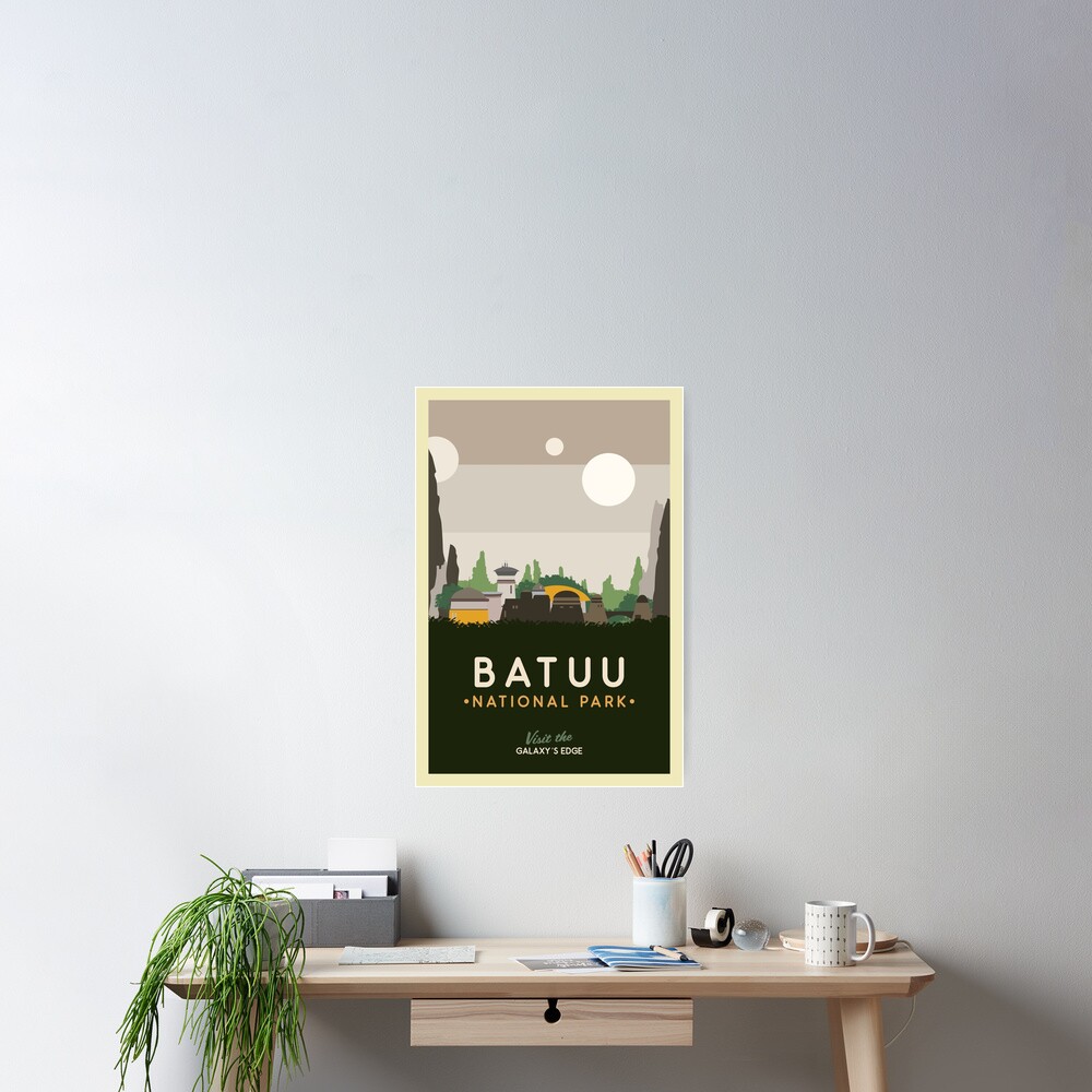 "Batuu: National Park Poster" Poster for Sale by magrodanny | Redbubble
