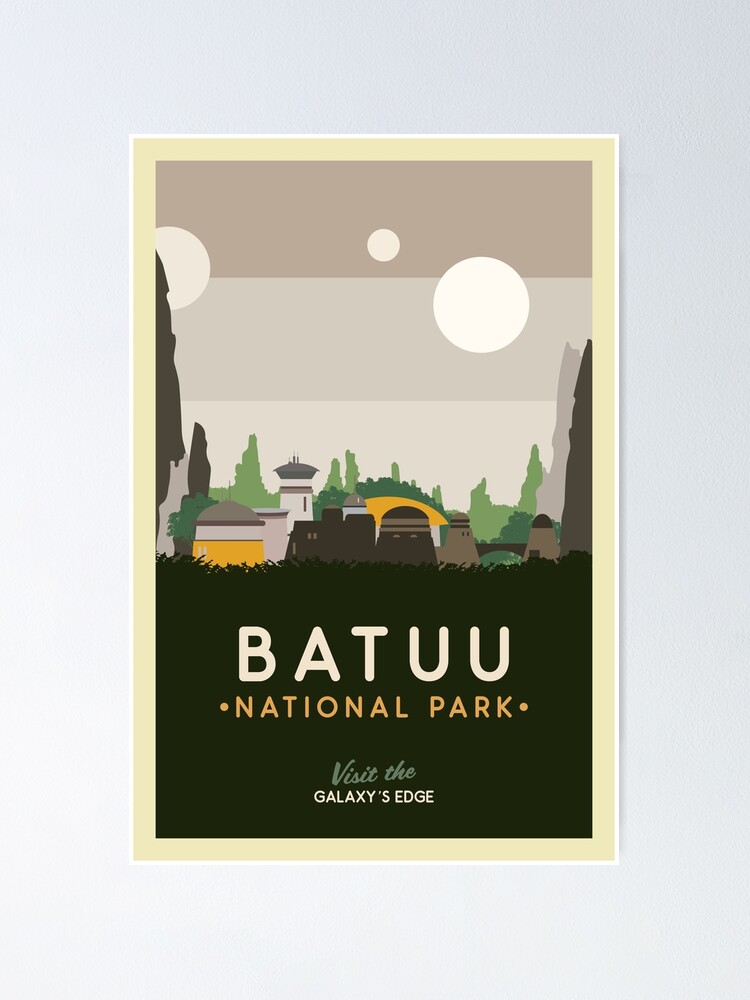 "Batuu: National Park Poster" Poster for Sale by magrodanny | Redbubble