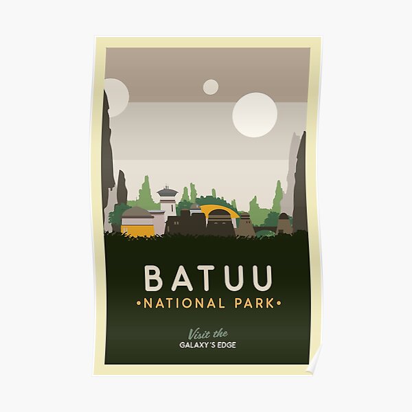 "Batuu: National Park Poster" Poster for Sale by magrodanny | Redbubble
