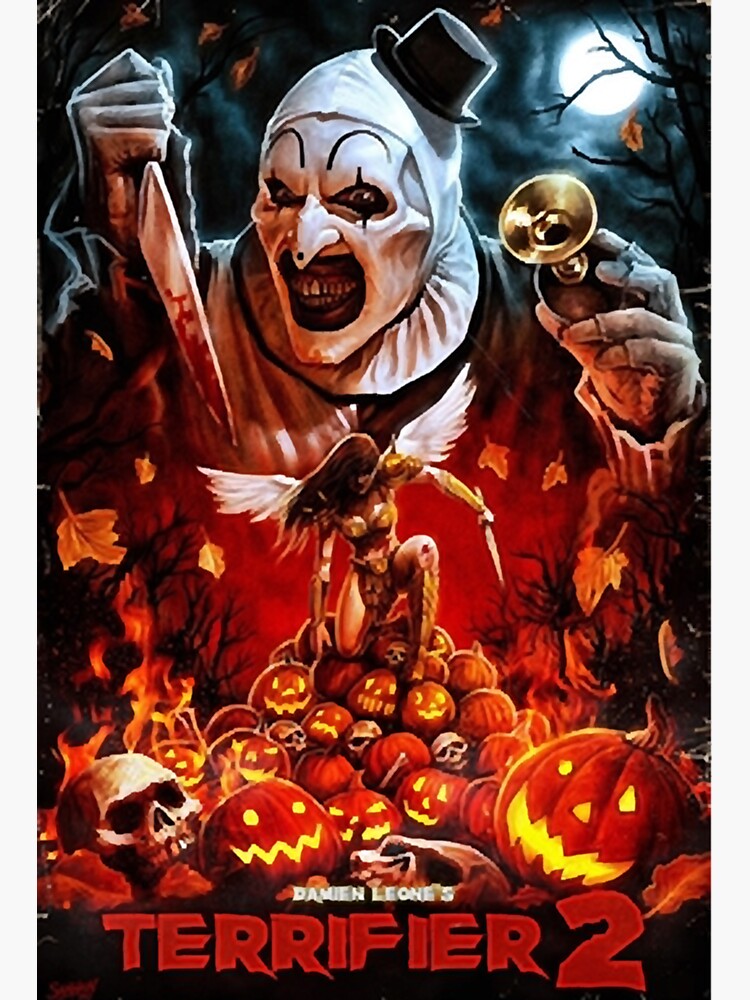 "Terrifier 2 horror movie poster " Sticker for Sale by YvonneJessup ...