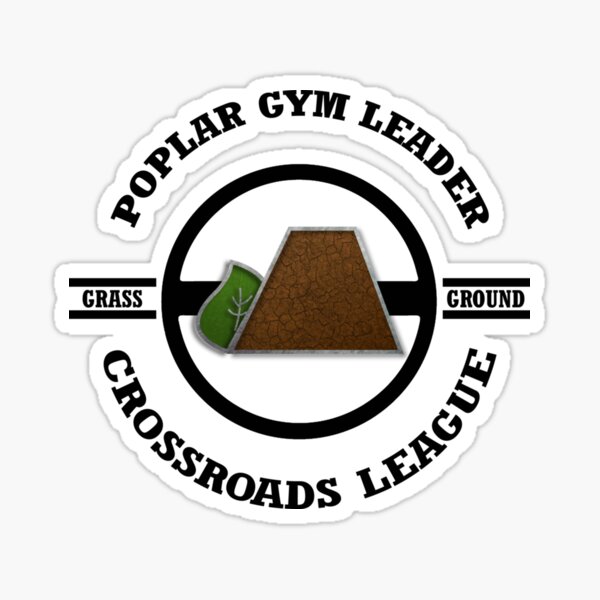 "Crossroads League Poplar Gym Leader " Sticker for Sale by RiemannKa ...