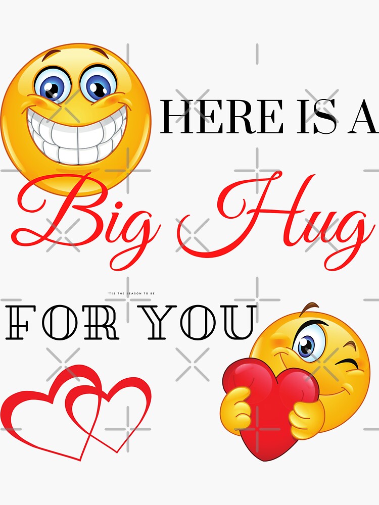 "Big Hug" Sticker for Sale by RonelM | Redbubble