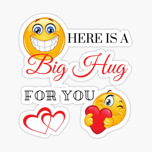 "Big Hug" Sticker for Sale by RonelM | Redbubble