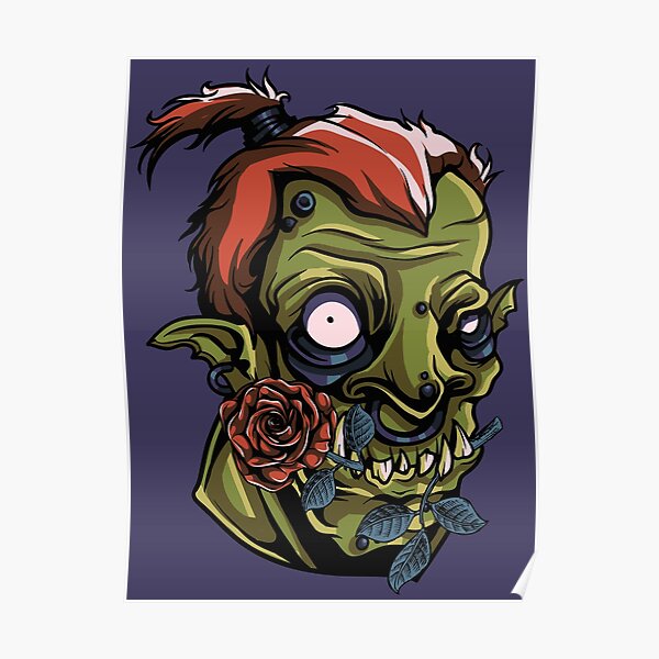 "Goblin With Rose" Poster for Sale by Ayian | Redbubble